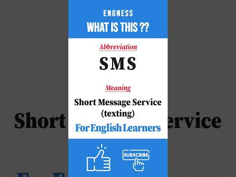 SMS Meaning