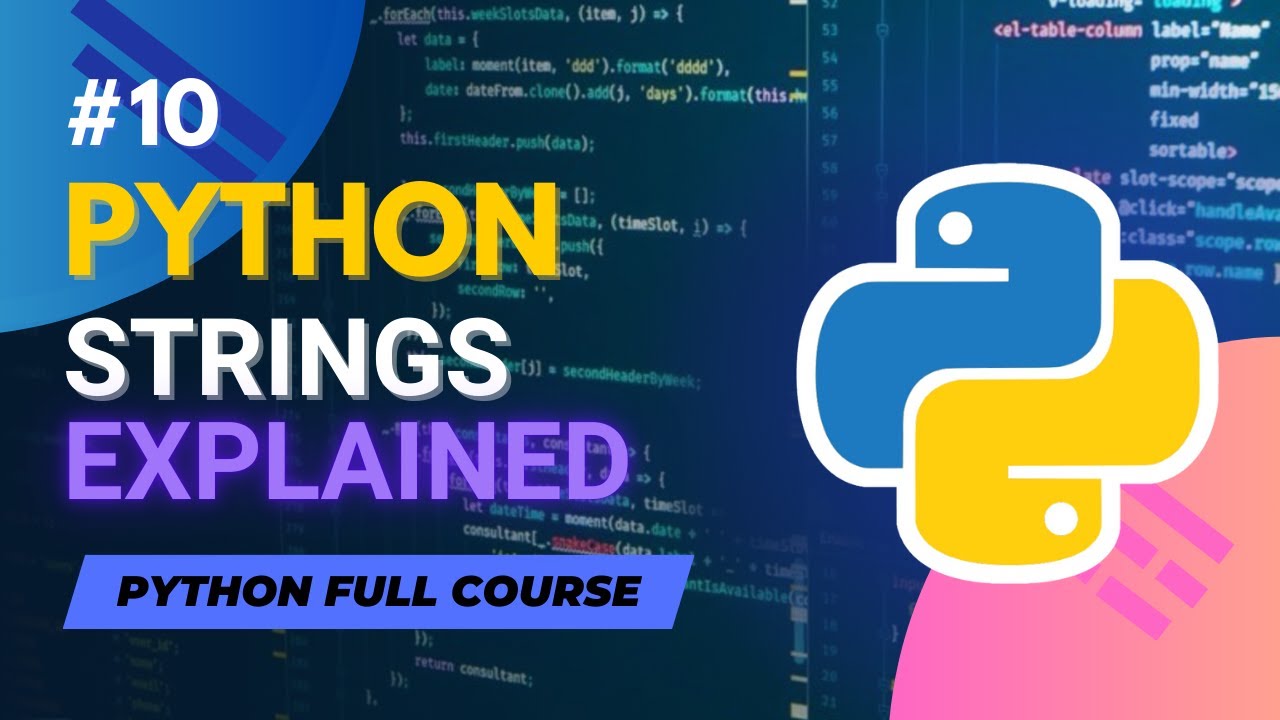 Strings in Python | Python Full Course in Hindi/Urdu - Tutorial #10