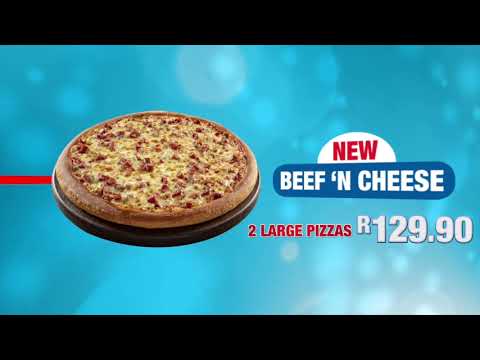 2 LARGE BEST VALUE RANGE PIZZAS for ONLY R129.90!