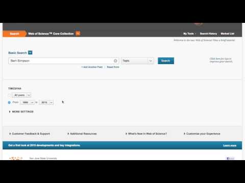 Web of Science- Citation Chaining