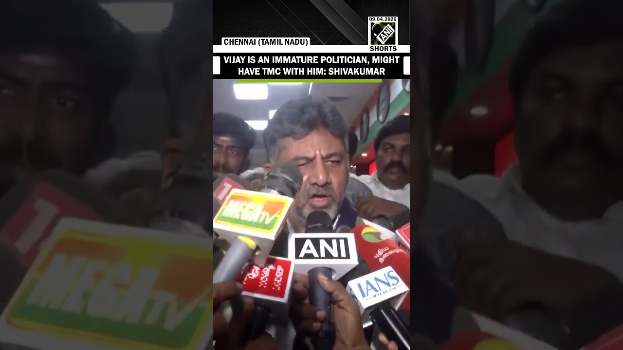 D. K. Shivakumar calls actor Vijay an immature politician, may have TMC; Congress backs DMK