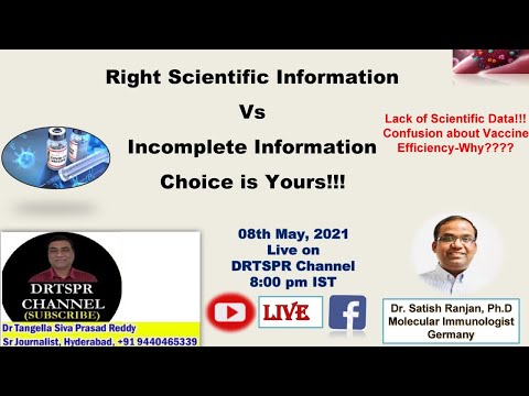 Right Scientific Information Vs Incomplete Information..Choice Is Yours-Dr Satish Ranjan,Molecular I