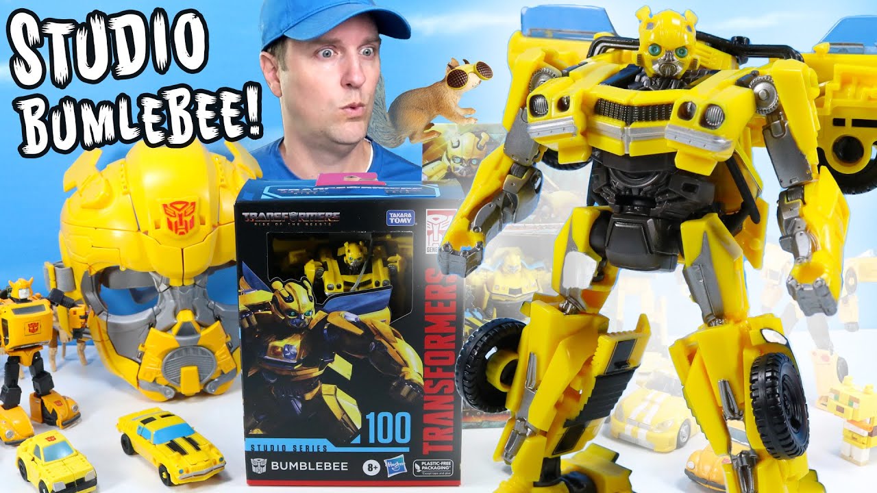Transformers Rise of Beasts Studio Series 100 Bumblebee is very Yellow! Collection Review