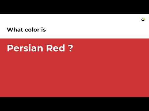 Persian Red color #cc3333 hex color - Red color - Cool color cc3333