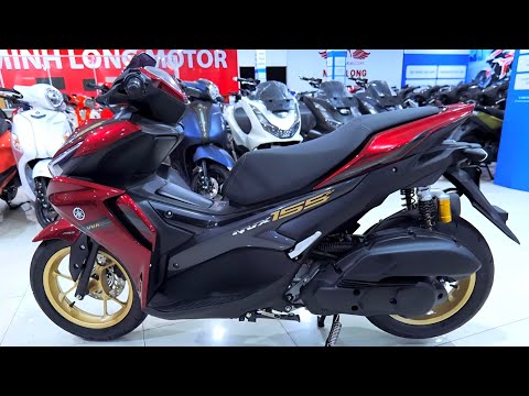 YAMAHA AEROX 155 METALLIC RED ACTUAL UNIT WALKAROUND