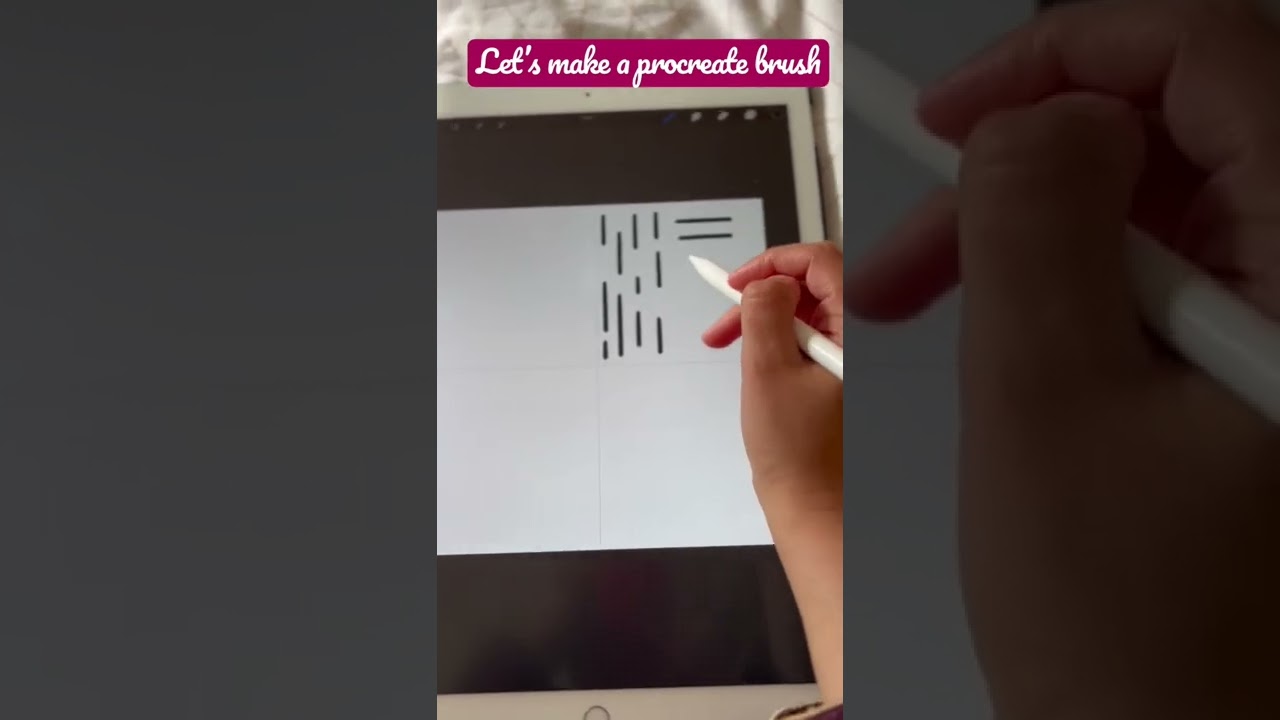 How to make a pattern procreate brush for free in 1 second
