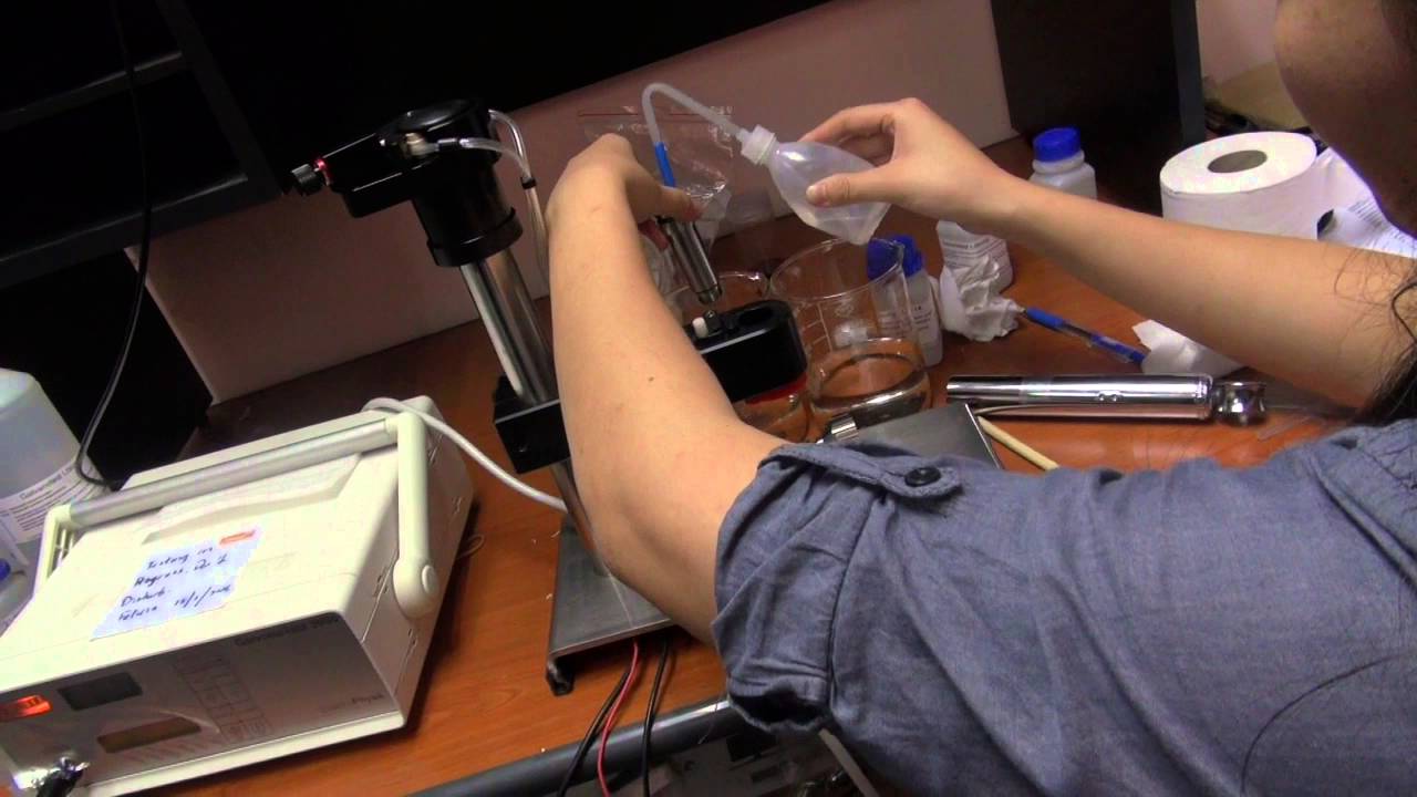 Testing and Measuring on Galvanotest 3000
