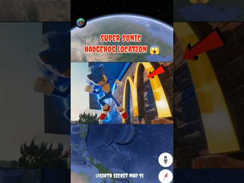 Super sonic hadgehog location is real on google map and google earth #earth #map #earthsecret712