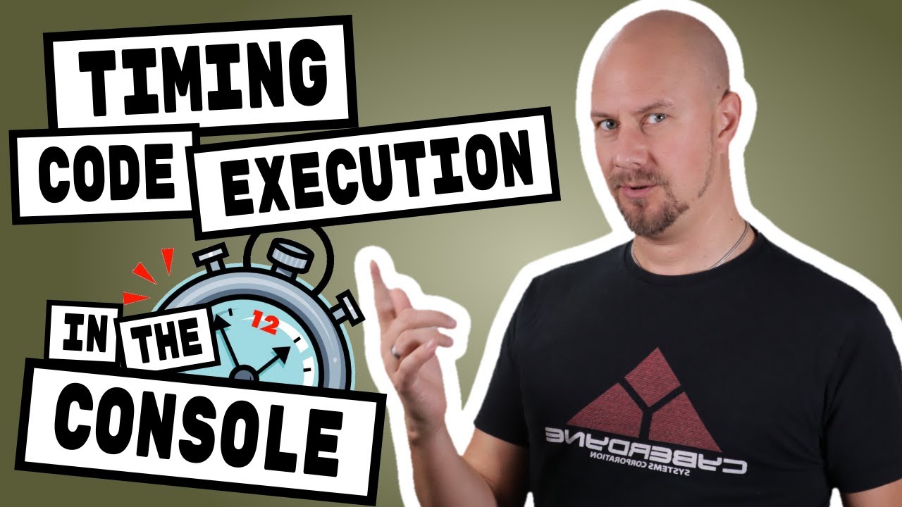 Timing Code Execution in the Console
