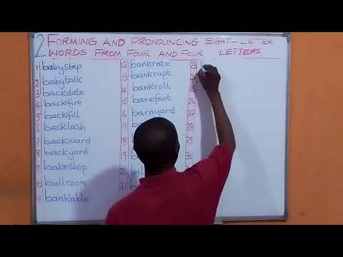 EIGHT-LETTER WORDS: EASIEST WAY TO FORM AND PRONOUNCE THEM( PART 2)