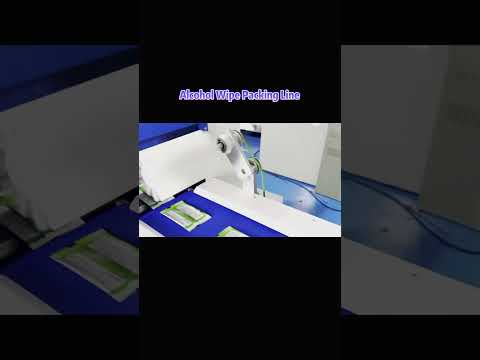 Single Pack Wet Tissue Slitting Packaging Machine Automatic Wipes Production Line | SAYOK