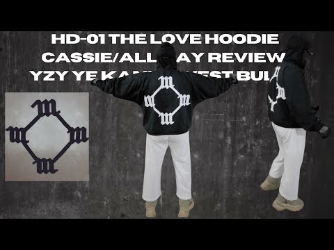 YZY HD-01 THE LOVE HOODIE/SO HELP ME GOD REVIEW Cassie/All Day YE Yeezy Kanye West WW3 Bully