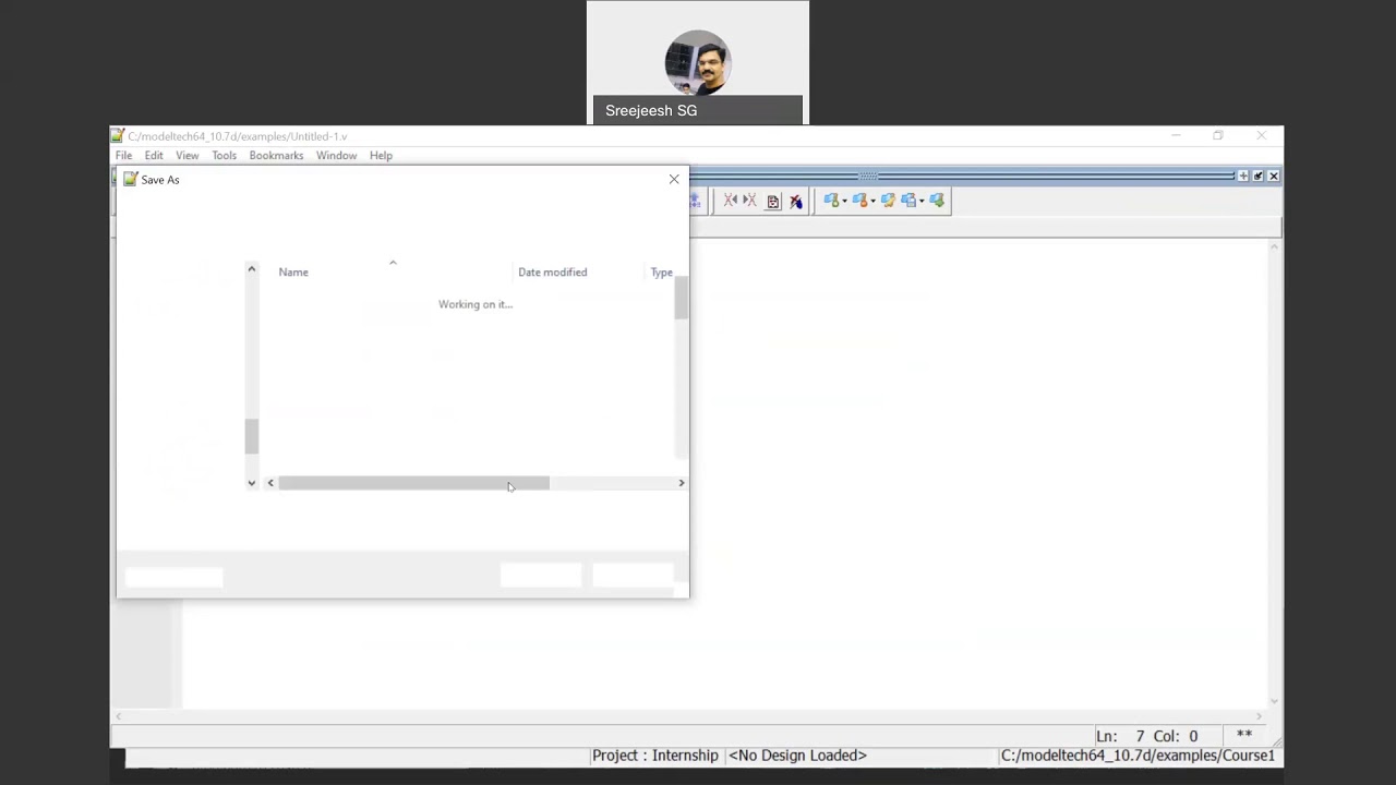 Demo Video HDL Simulation Mentor Modelsim