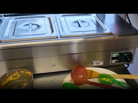 Vevor 110 Volt Bain Marie Food Warmer 5 Pan Stainless Steel Food Steam Table
