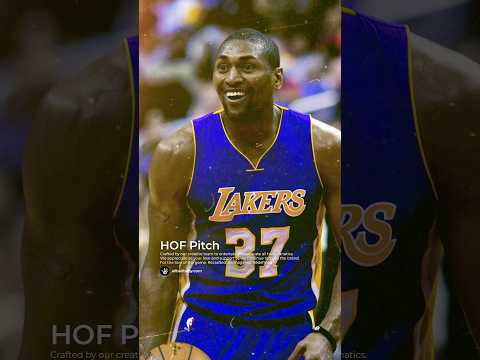 Metta World Peace Hall of Fame Pitch 😅🔥