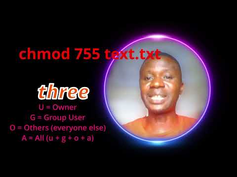 chmod 777 file permission command in linux distribution