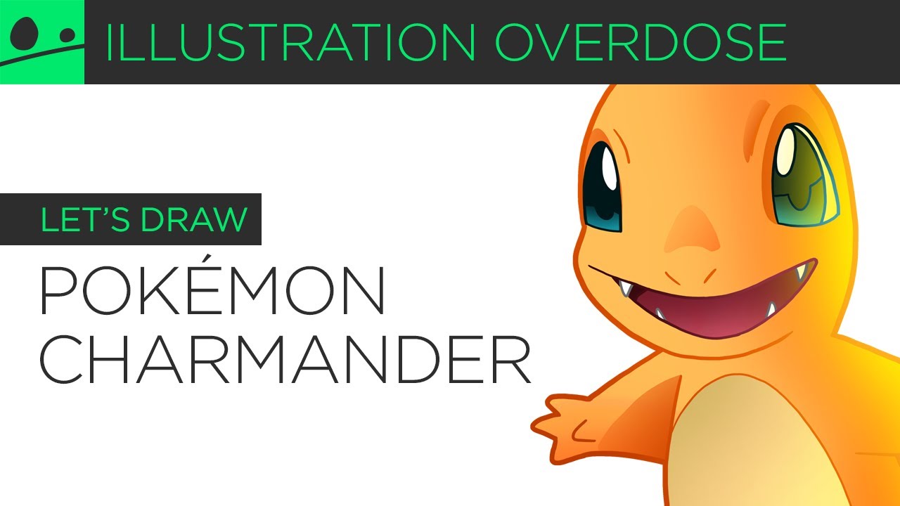 Let's Draw Pokemon 004 - Charmander