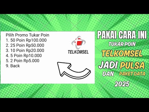 CARA TUKAR POIN TELKOMSEL JADI PULSA DAN PAKET DATA 2025