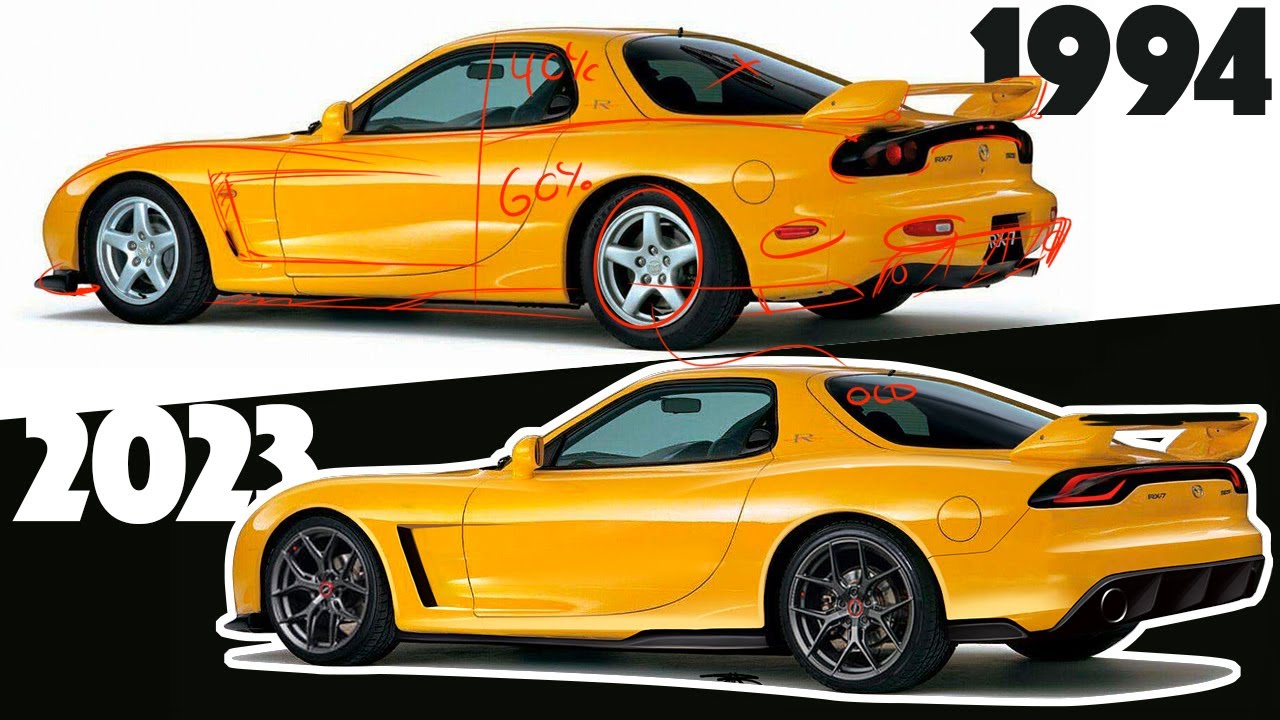 1994 Mazda RX-7 Gets Modernized Rendering, Looks Like a Japanese SLS ...