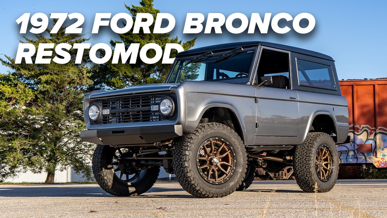 Gray 1972 Ford Bronco Restomod Build