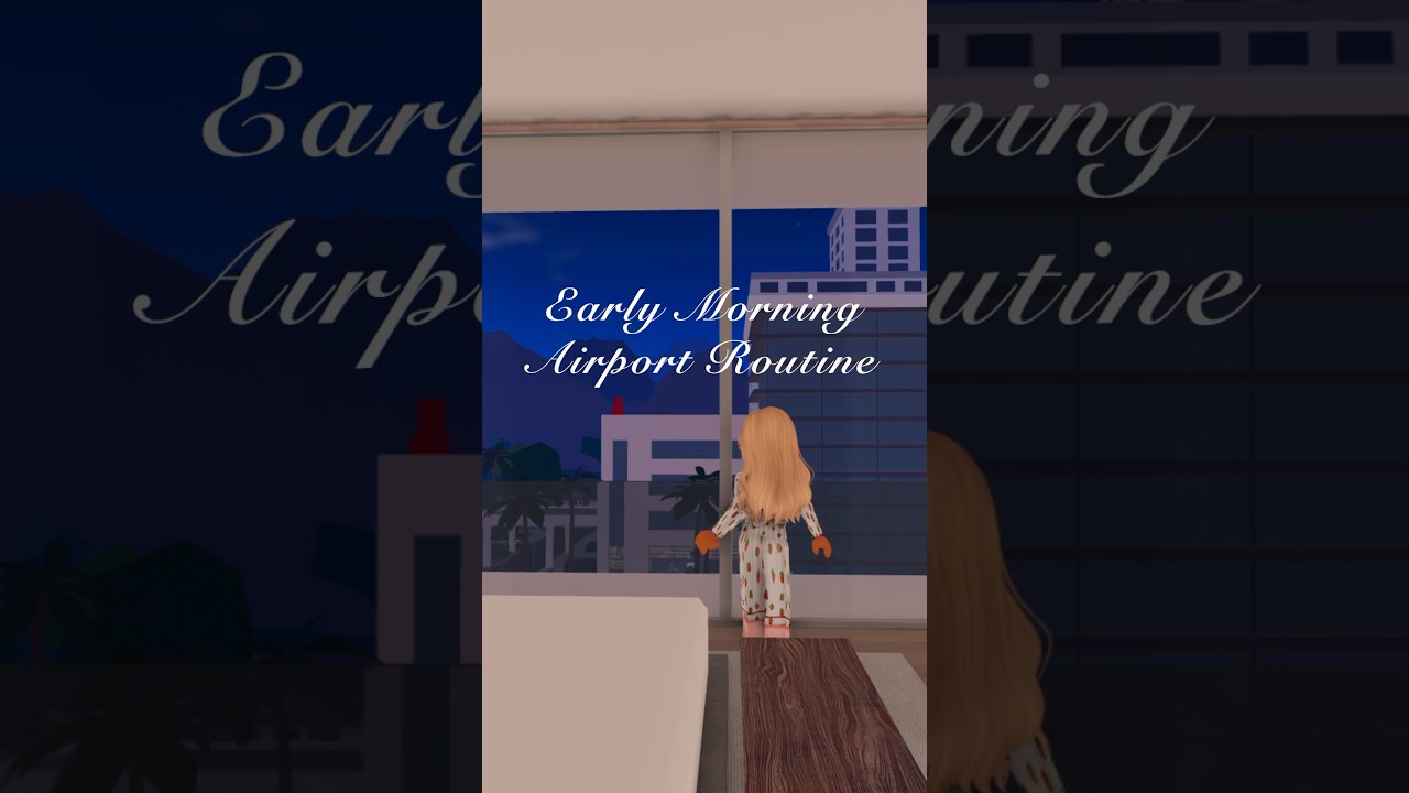 ✈️ Airport #GRWM Routine 🤍 #berryavenue #roblox