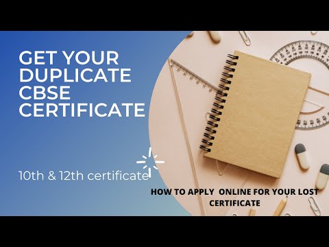 HOW TO APPLY ONLINE FOR CBSE DUPLICATE MARKSHEET | PROVISIONAL | CERTIFICATE | HOW TO FILL |