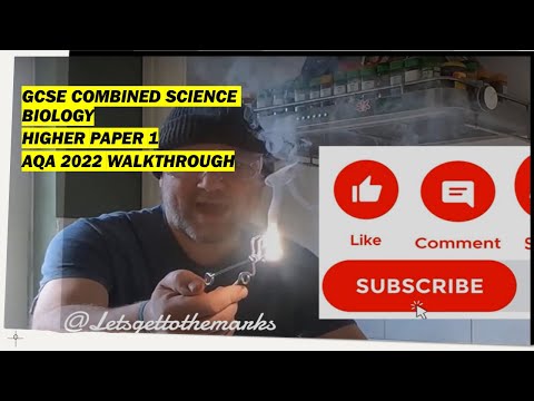 AQA Combined science biology GCSE 2022 paper 1 Higher walkthrough