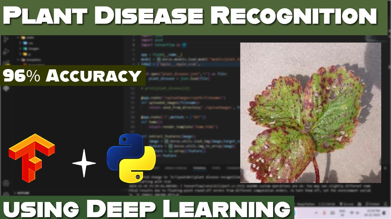 🌱 Plant Disease Recognition Model Using Deep Learning | Machine Learning Project | Python