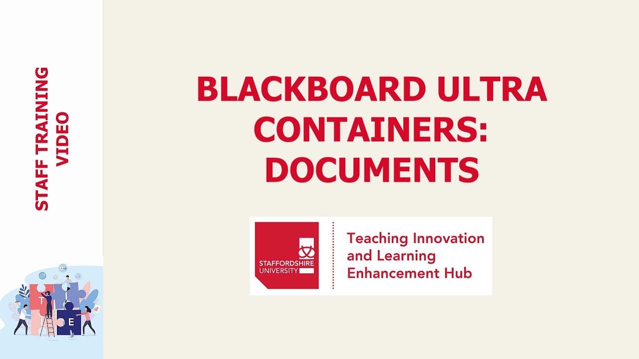 Blackboard Ultra Containers: Documents