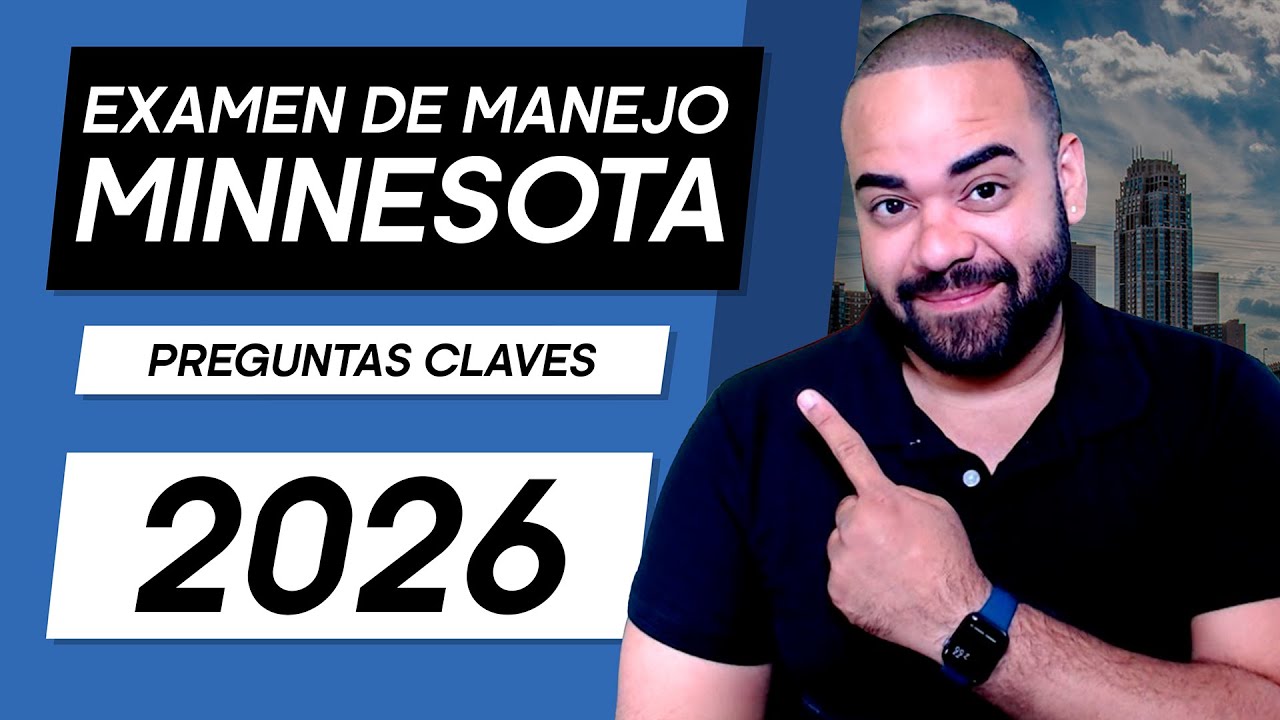 EXAMEN TEORICO DE MANEJO MINNESOTA 2026 I Aprobarás con estas preguntas