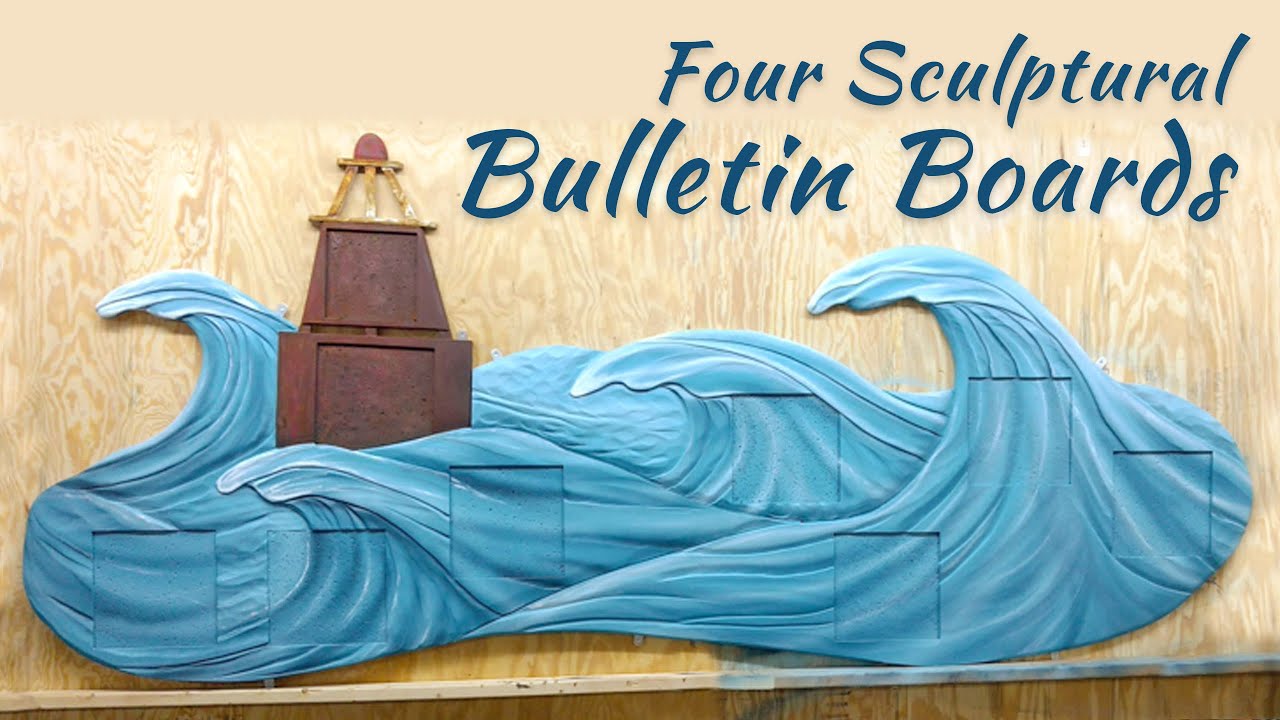 Four Sculptural Bulletin Boards - Nautical Themed
