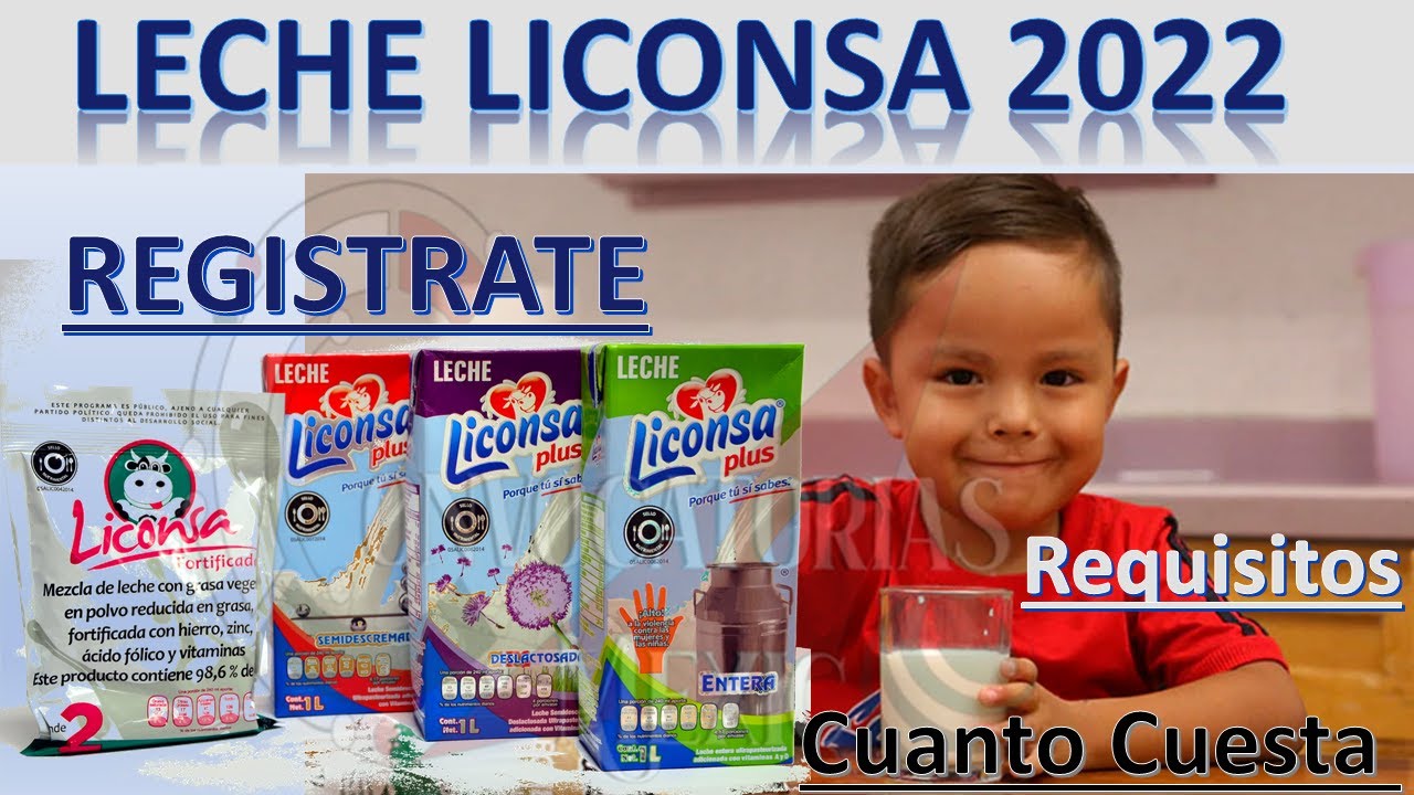 🙌 MILK 🥛 LICONSA 2022: REQUIREMENTS and HOW TO REGISTER | How to get a Liconsa card?