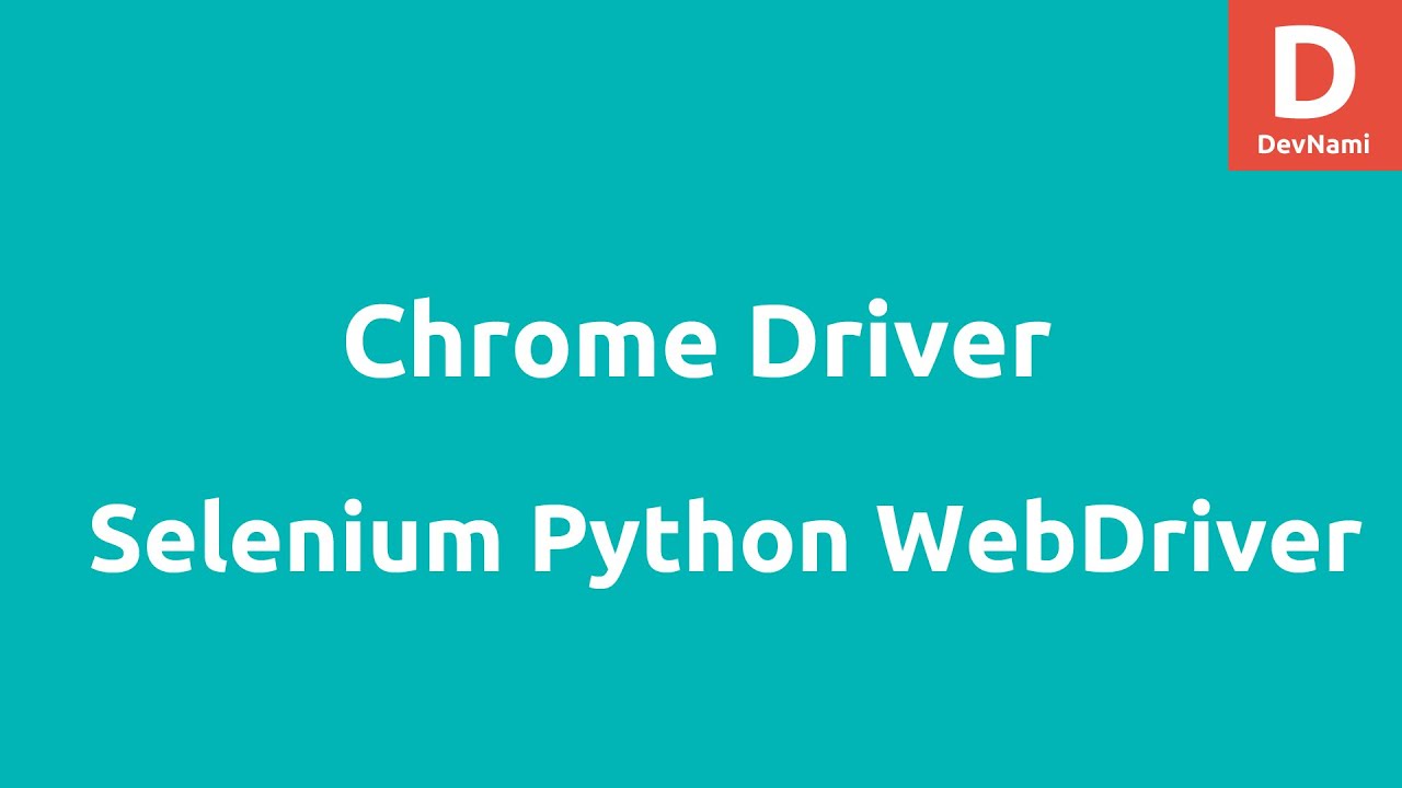 Python Selenium 2 WebDriver for Chrome