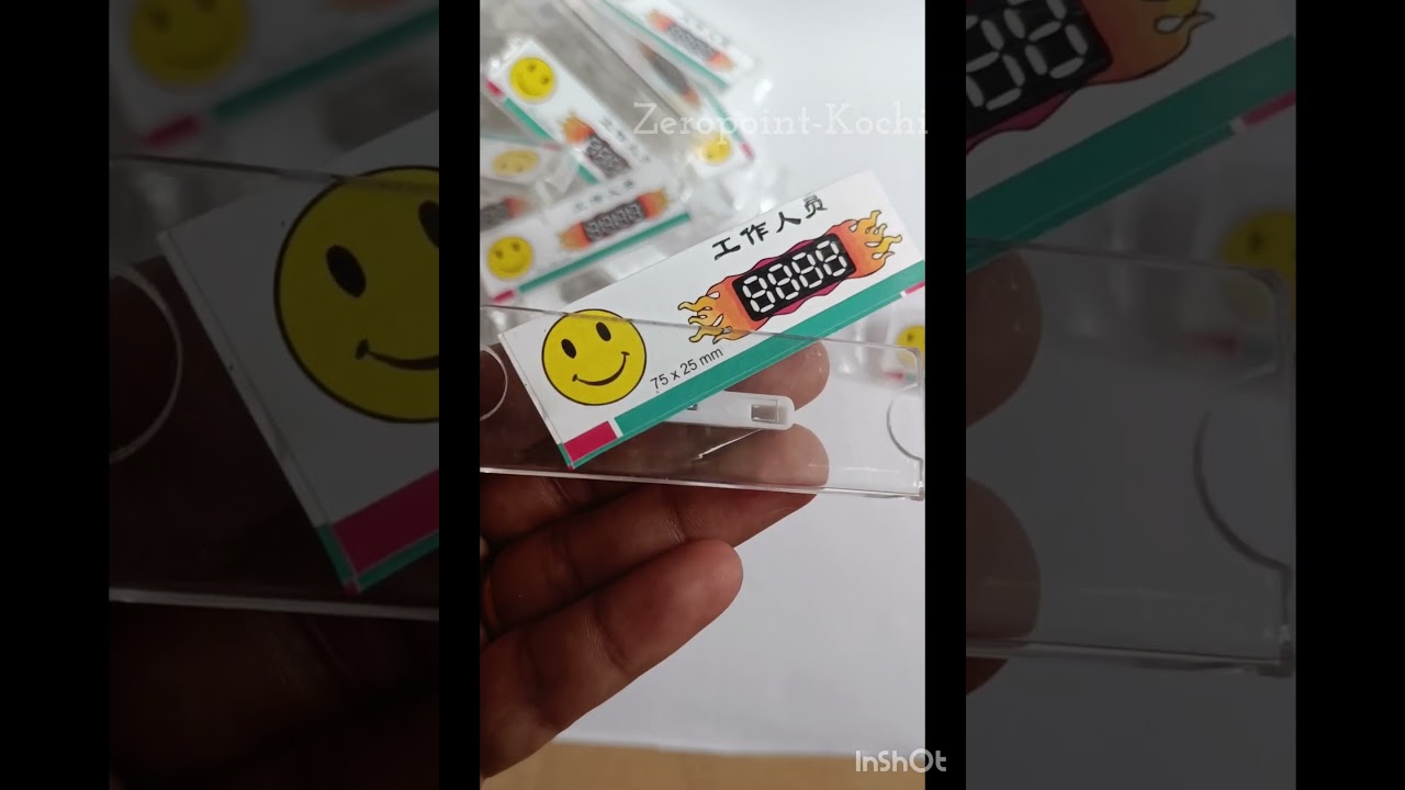 Acrylic Name badges(Pin Type) #id #printing #lanyardprinting #officestationery #lanyards #event