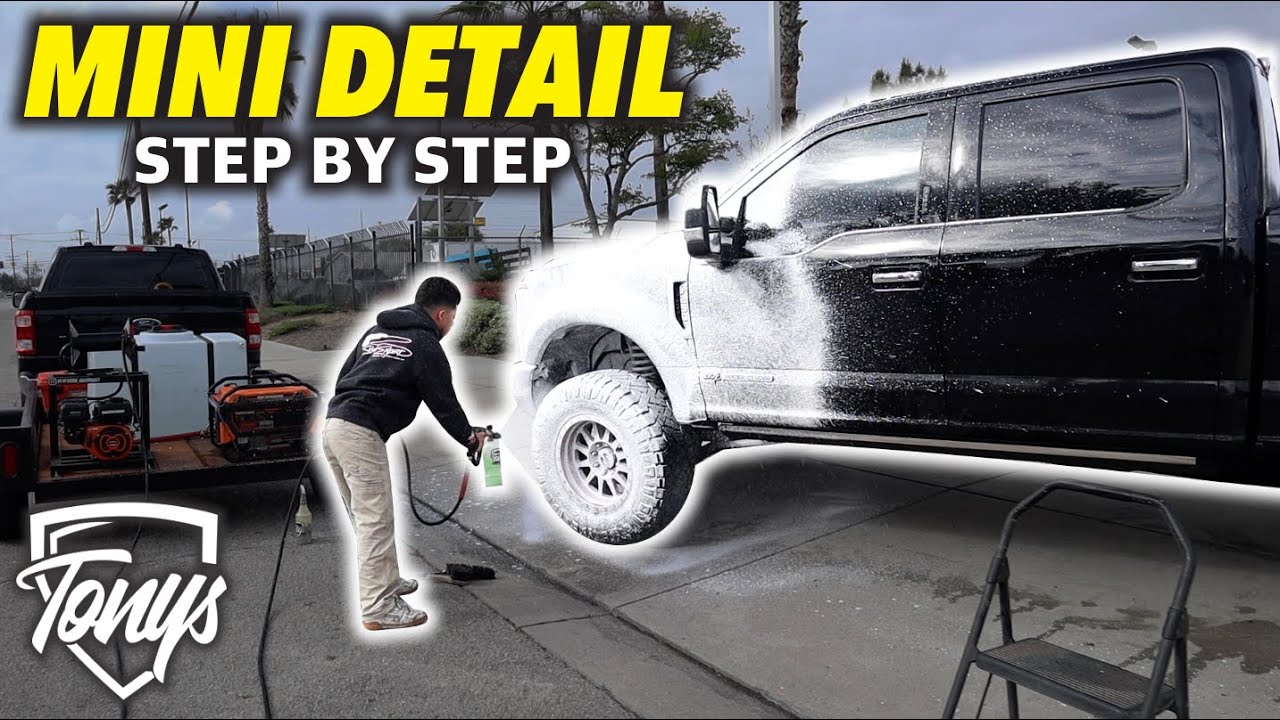 How I Do My Mini Detail Step By Step - Tony's Professional touch