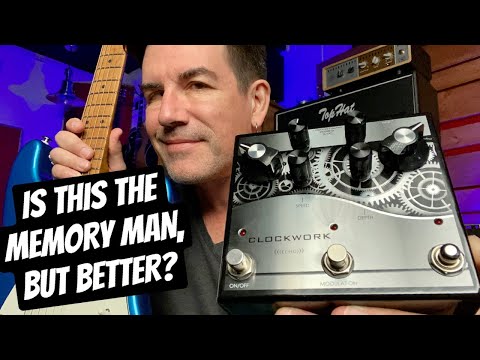 J. Rockett Clockwork Echo Delay 2021 - Silver | Reverb