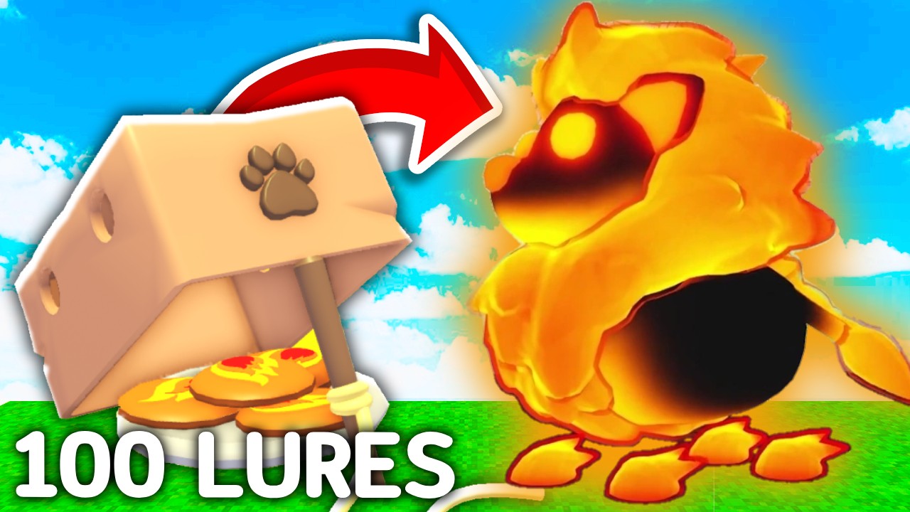 Opening 100 LURES In Adopt Me For PETS
