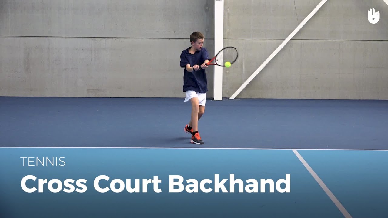 How to Hit a Cross-court Backhand - How to Play Tennis | Sikana