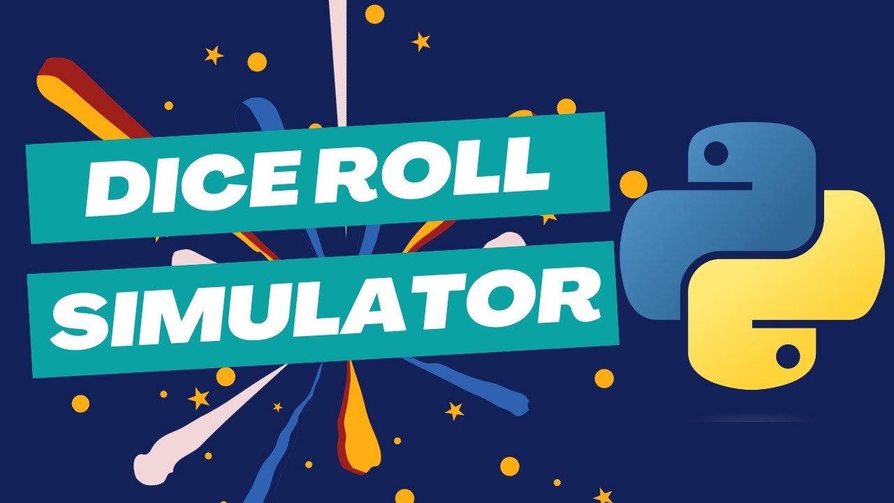 Simple Game Project | Dice Roll Simulator | Python | Beginners | Tutorial