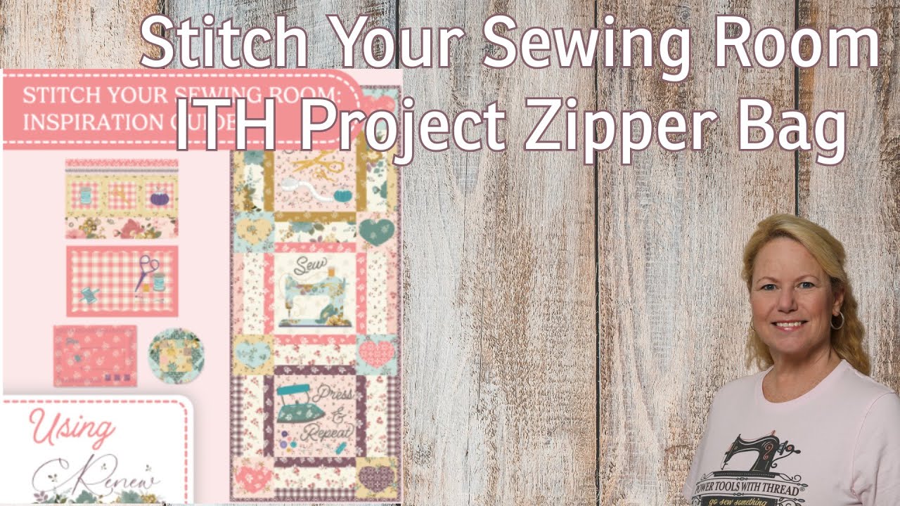 Stitch Your Sewing Room Banner ITH Project Bag, the Stitchuation Room, 19 May 26