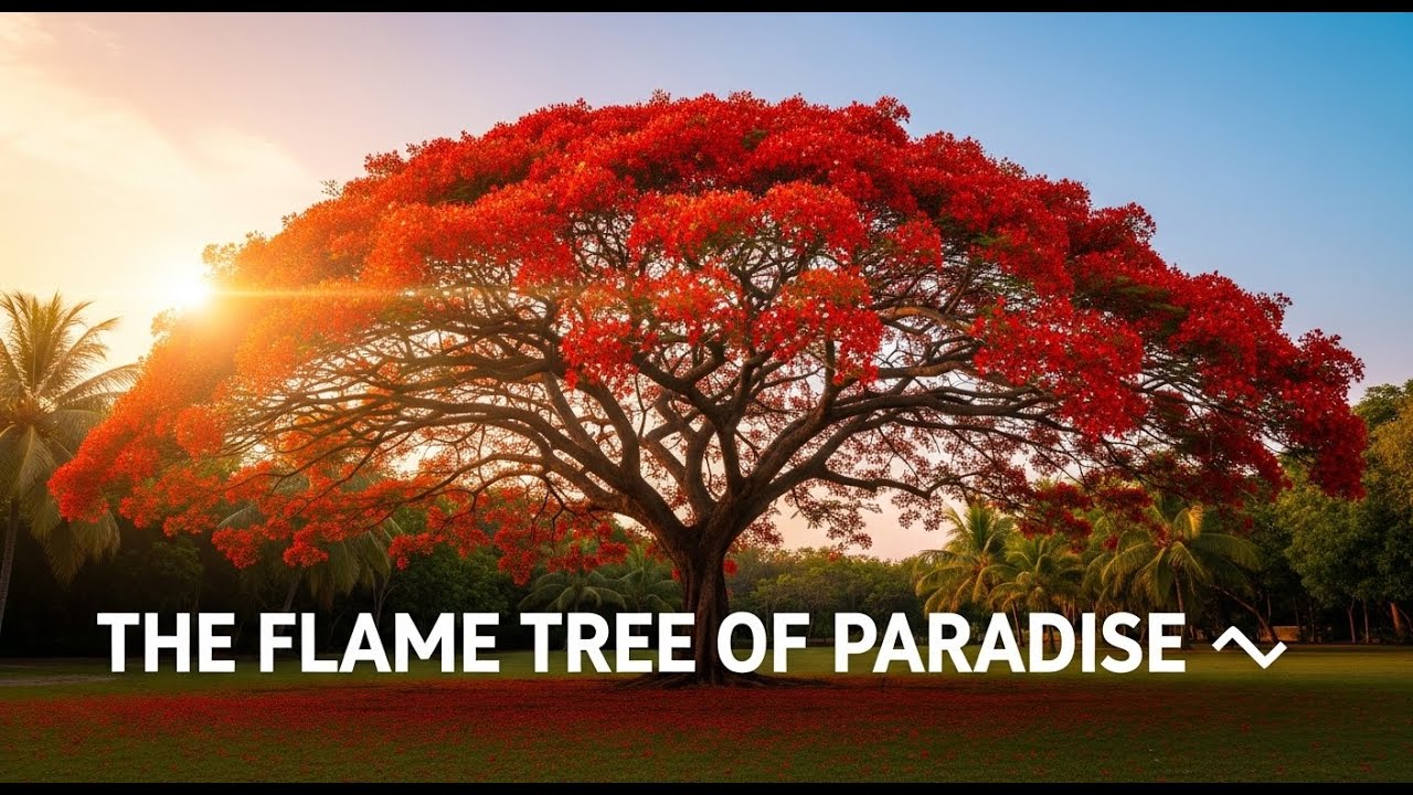 Royal Poinciana (Delonix Regia) The Fiery Majesty Tree That Transforms Every Garden
