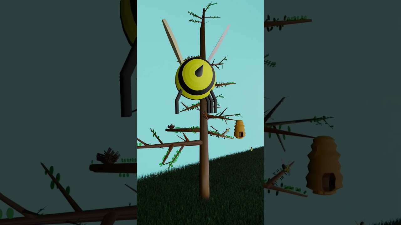 Flying Bees | Blender Animation