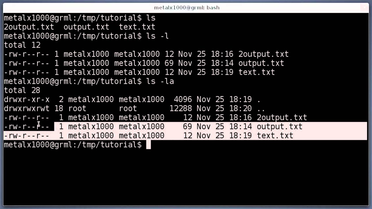 Shell Basics - Working with Files and Directories - Linux Tutorial #4