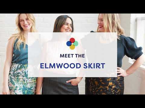 Meet the Elmwood Skirt! Cashmerette Club sewing pattern for March 2023