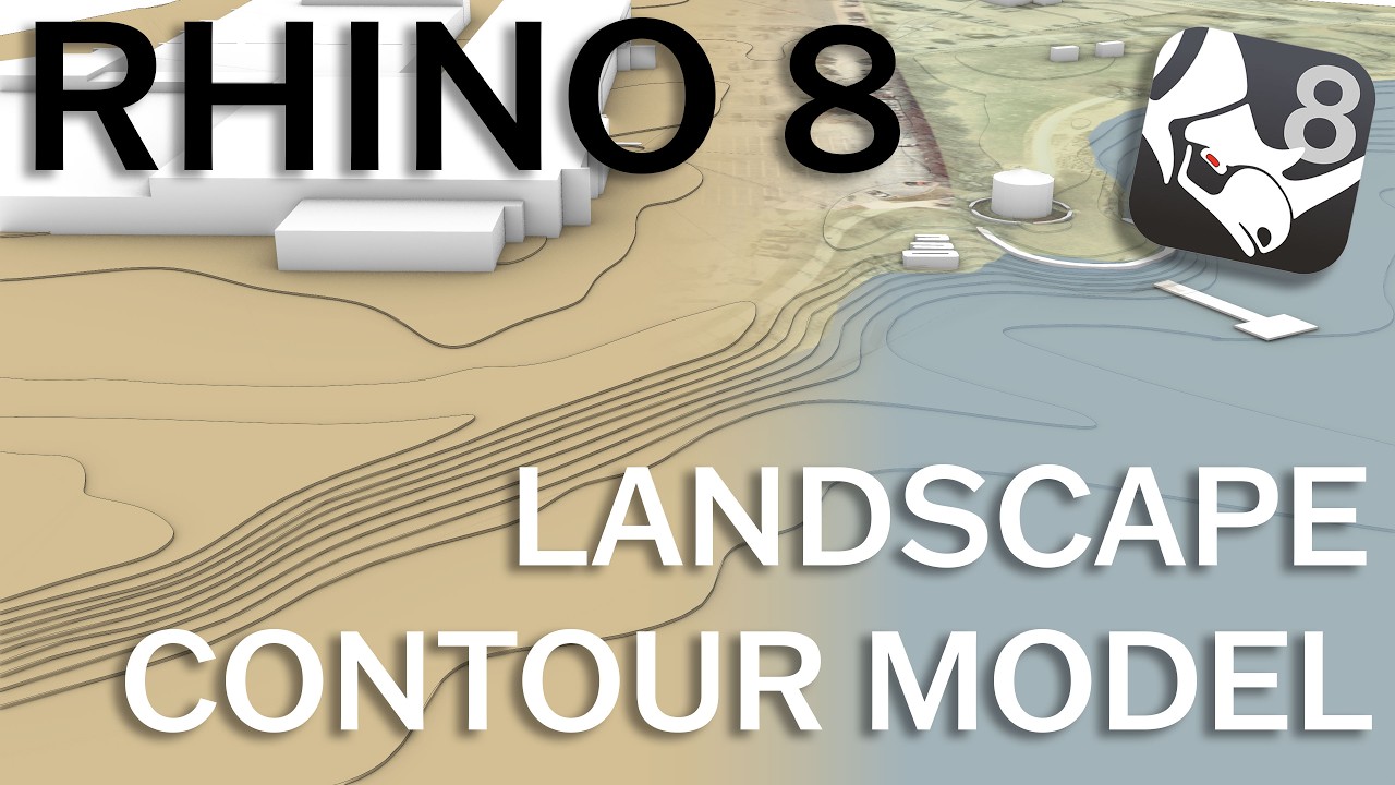 Rhino 8: Landscape Contour Tutorial