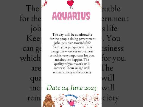 TODAY HOROSCOPE AQUARIUS || TODAY HOROSCOPE AQUARIUS 04 JUNE 2023