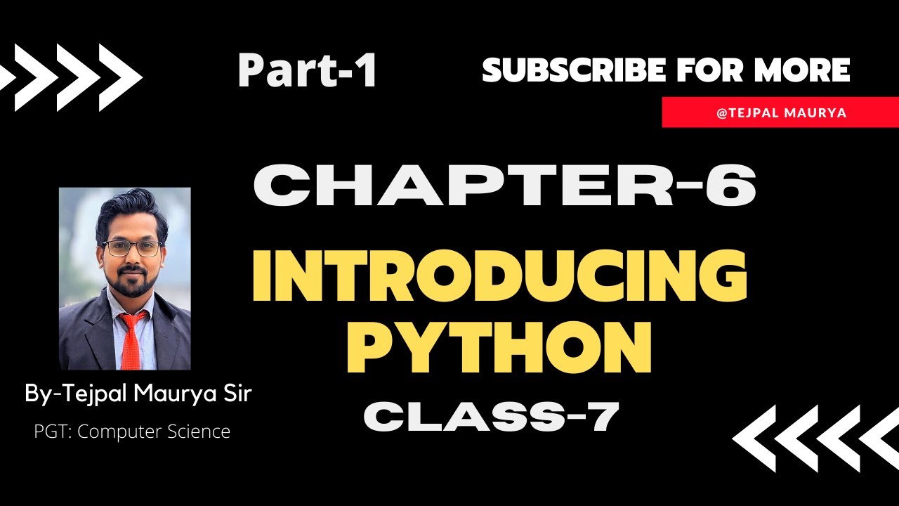 Class 7 Computer | Chapter 6 Introducing Python | Part-1 | Chapter Explanation with Practical