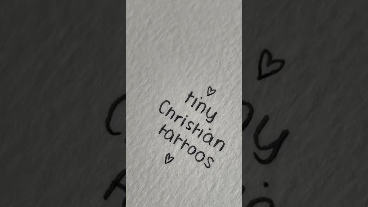 Tiny Christian Tattoos ✨ideas #christiantattoo #tinytattoo #cutetattoo