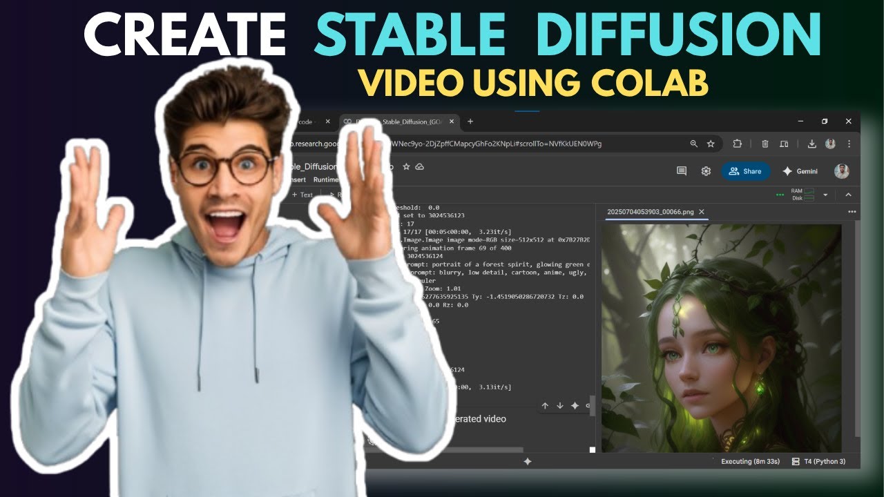🔥🔥 Create Deforum Stable Diffusion Videos in Google Colab 🔥🔥