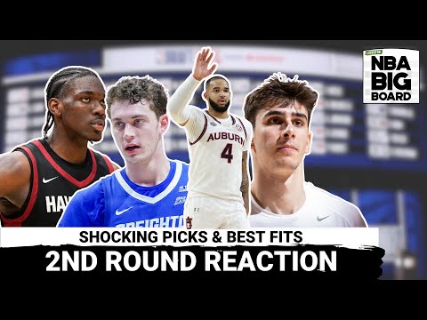 Unexpected Picks & Perfect Fits | 2025 NBA Draft 2nd Round Reactions